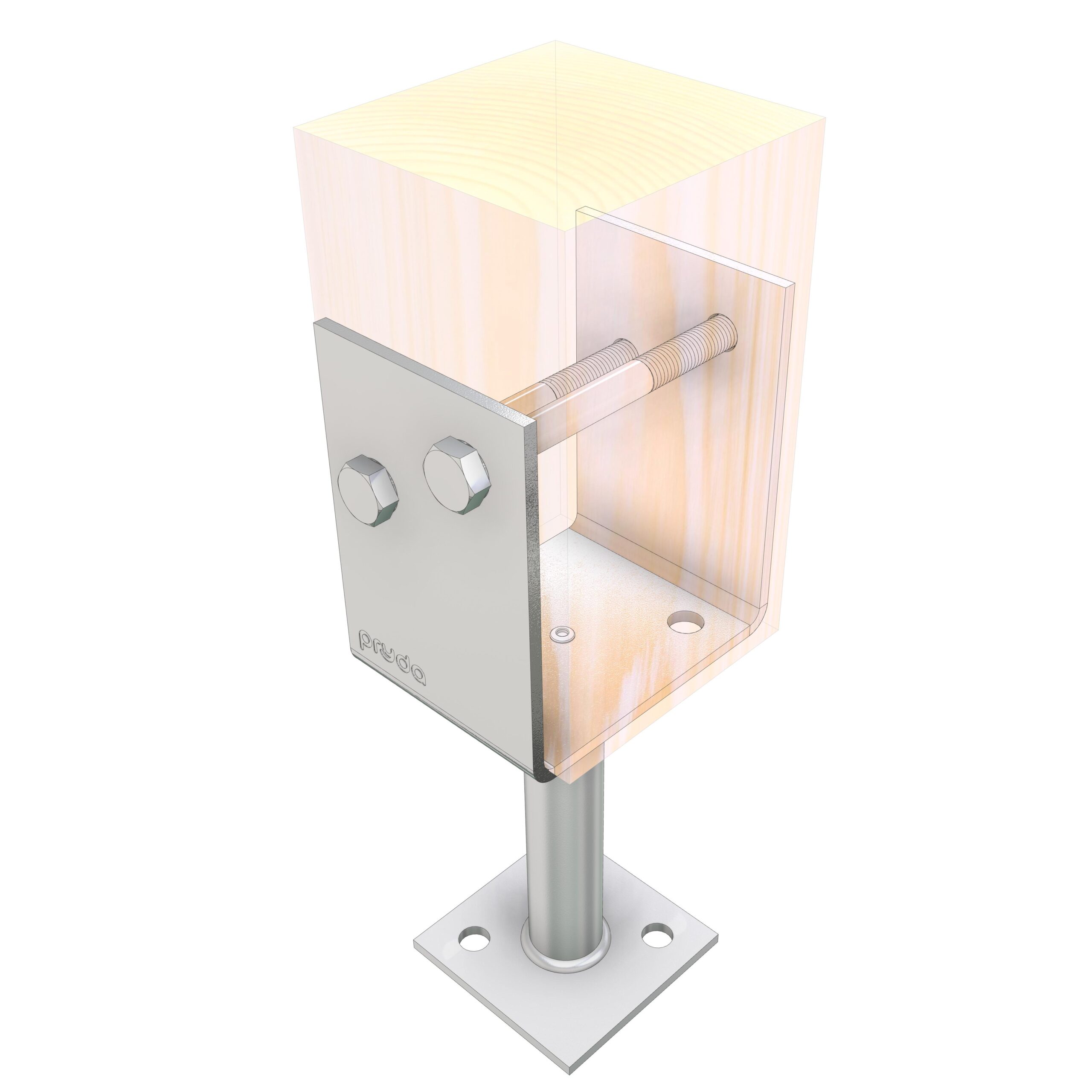 Full Stirrup Post Anchors - Pryda