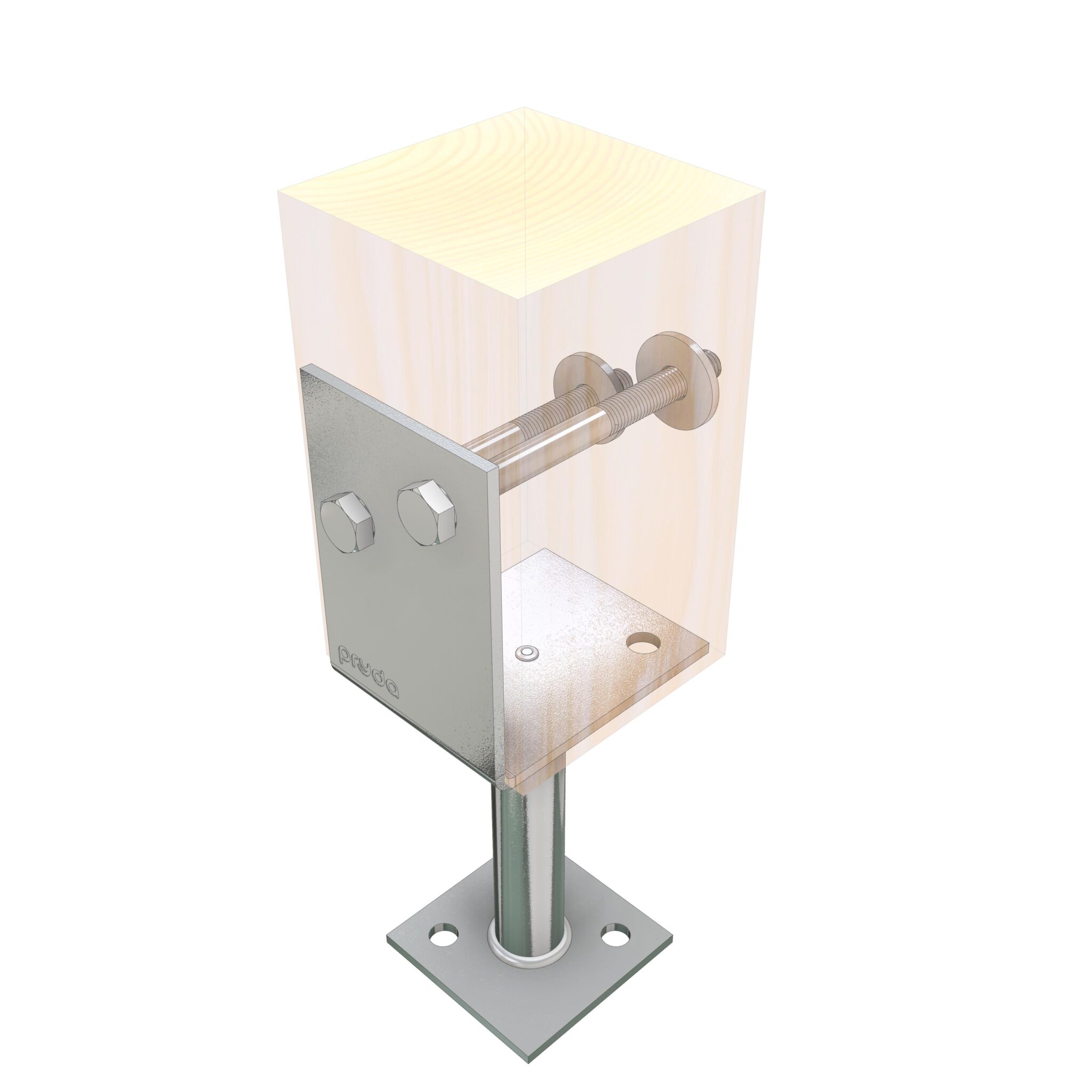 Half Stirrup Post Anchors - Pryda