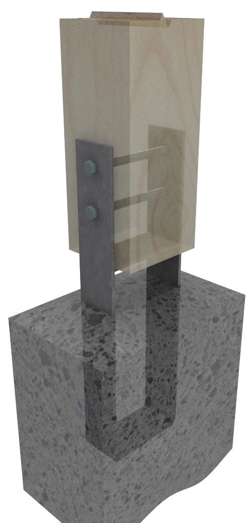 High Wind Post Anchors - Pryda